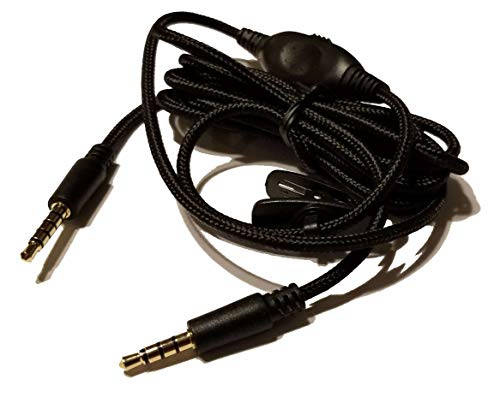 ienza® Replacement Talkback Chat Audio Inline Mute Cable Cord for Astro A40 Also Compatible with A10 Gaming Headsets