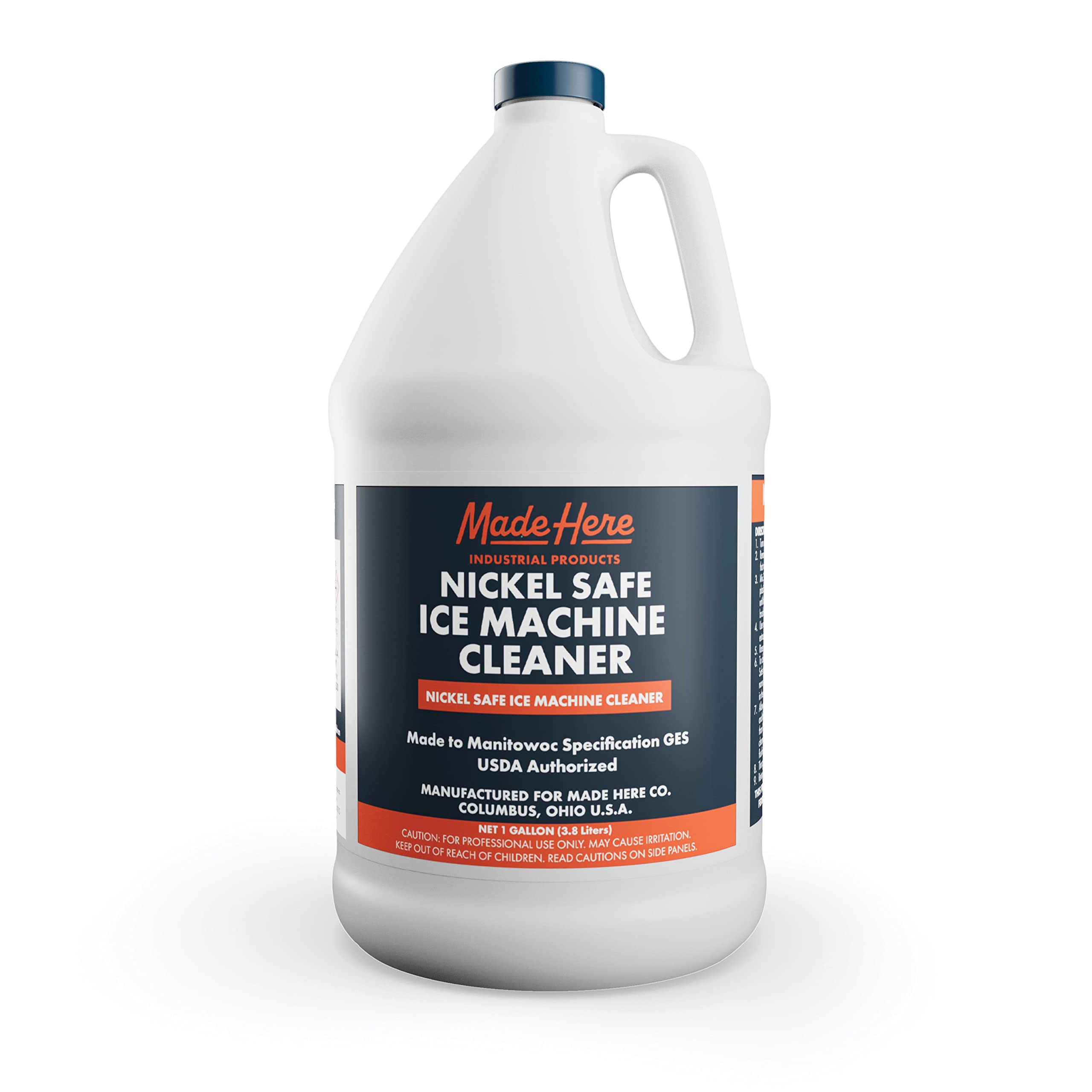 Made Here Co. Nickel-Safe Ice Machine Cleaner & Descaler - 16 oz (4-Pack) - Powerful Descaler for Nickel-Based Ice Makers - Safe for Home & Commercial Use