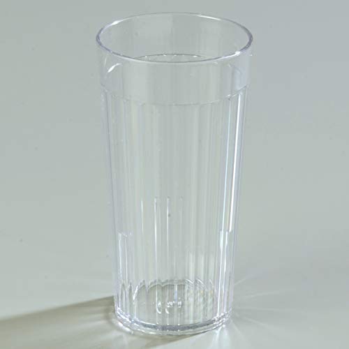 Carlisle FoodService Products 111607 Bistro Tumbler, 16 oz, Clear, Plastic (Pack of 1)