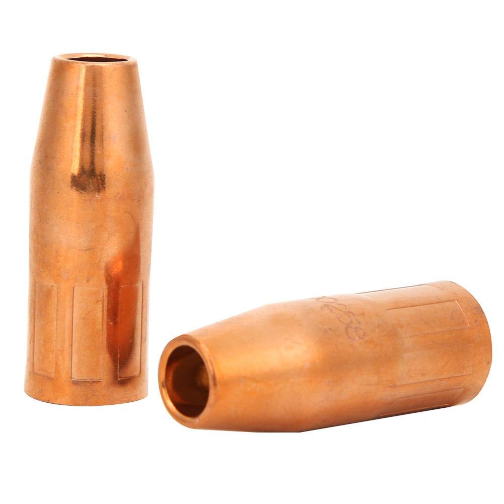 2Pcs MIG Welding Gun Nozzle,200-258Tip-Nozzle,1/2"Contact Tip Nozzles ,for Miller M25/M40 Hobart MIG Welding Gun.