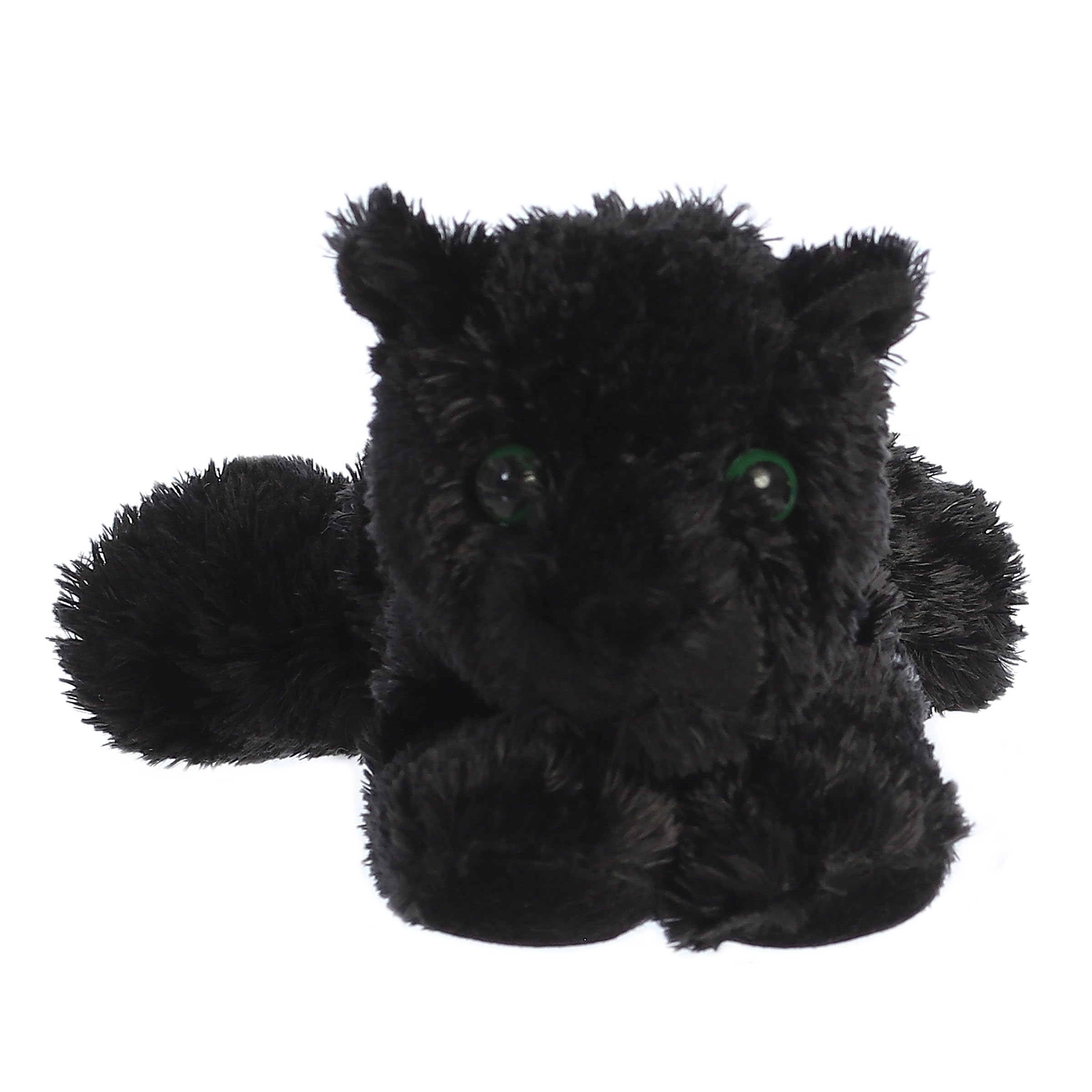 Aurora® Adorable Mini Flopsie™ Onyx™ Stuffed Animal - Playful Ease - Timeless Companions - Black 8 Inches
