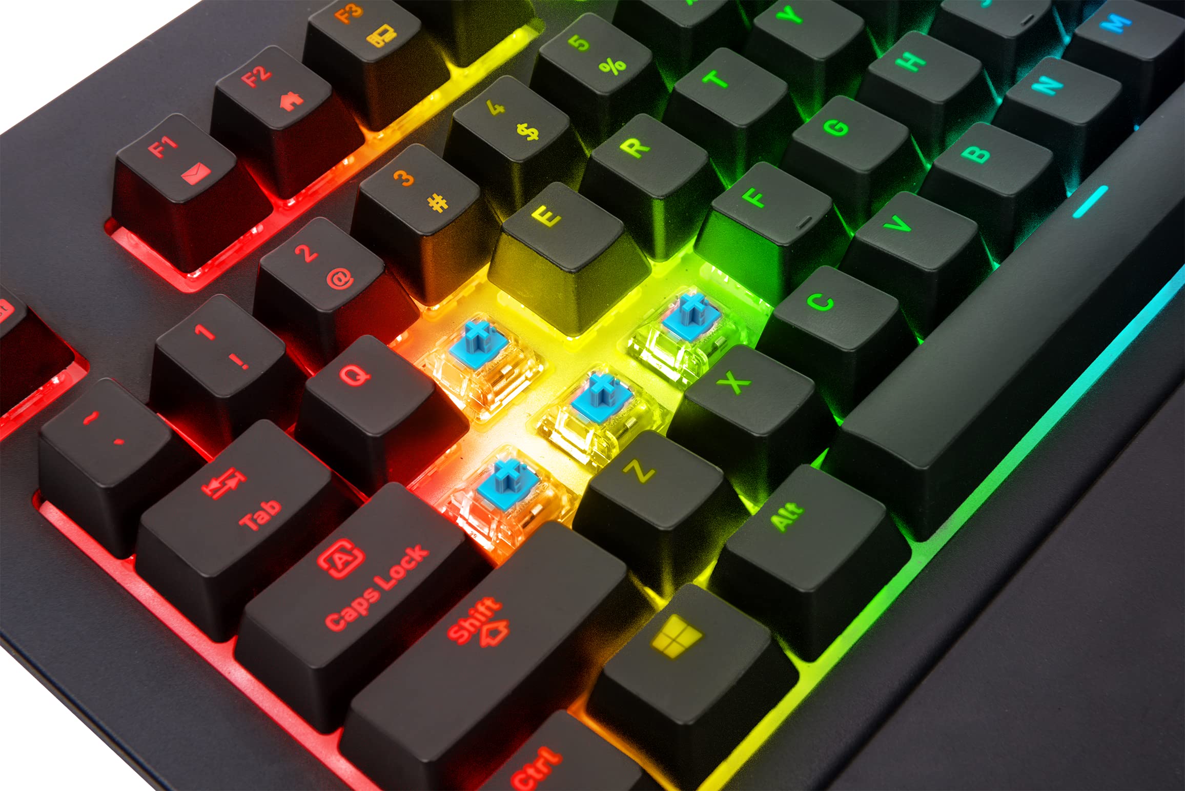Thermaltake TT Premium X1 RGB CherryMX Blue - Japanese Keyboard - Gaming Keyboard KB430 KB-TPX-BLBRJP-01