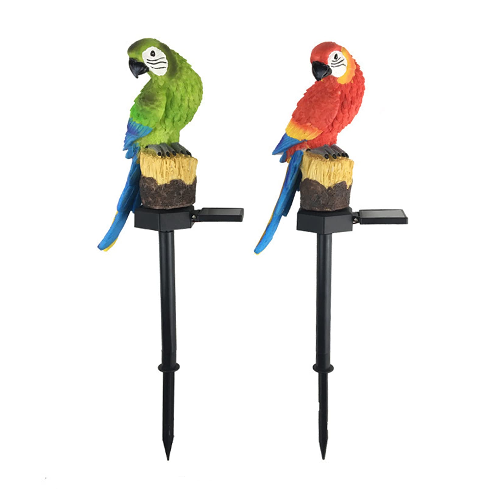 BADUS Solar LED Lights Garden Decor Parrot Statue Light Outdoor Decoration Garden Lawn Landscape Light Porch Yard Outside