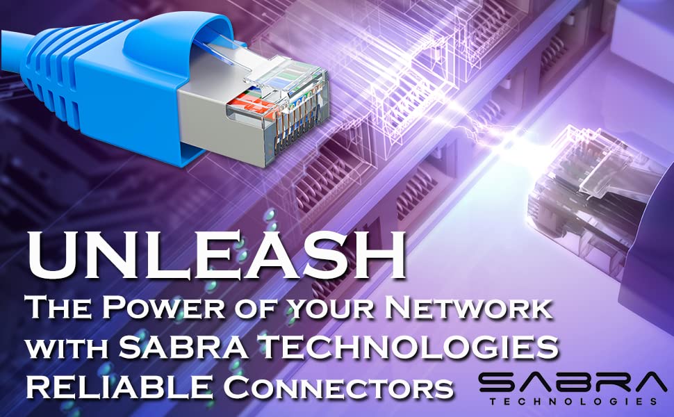 Sabra Technologies Shielded rj45 cat6 cat 6a connectors Gold Plated Cat6 Pass Through Connectors 23awg Cat6 Shielded Cat6/Cat6a Modular Plugs Ethernet Ends (60 PCS)
