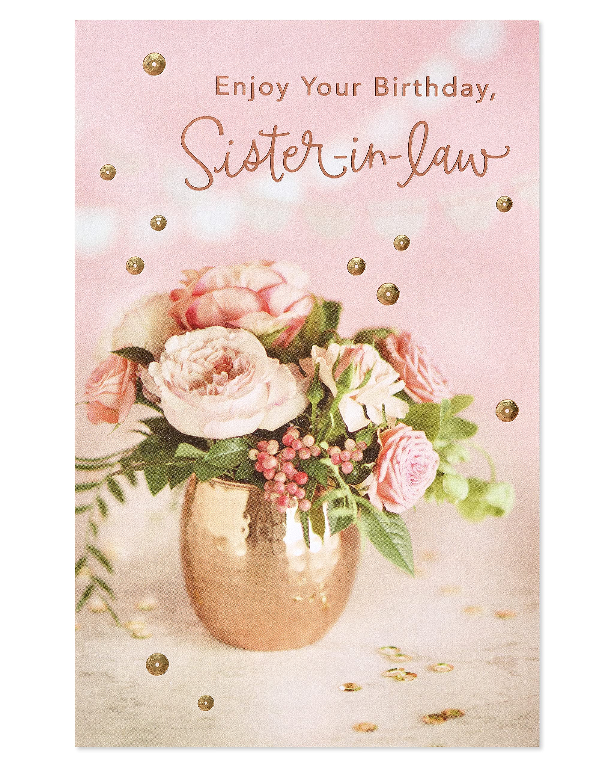 American Greetings Birthday Card for Sister-In-Law (Flower Arrangement)