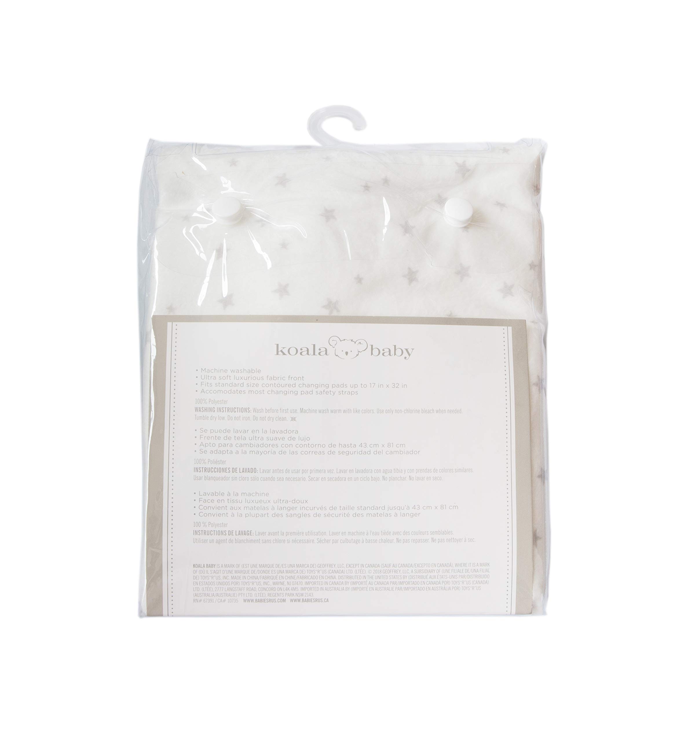 Koala Baby Sparkling Dreams Crib Bedding Set and Accessories (Changing pad Cover)