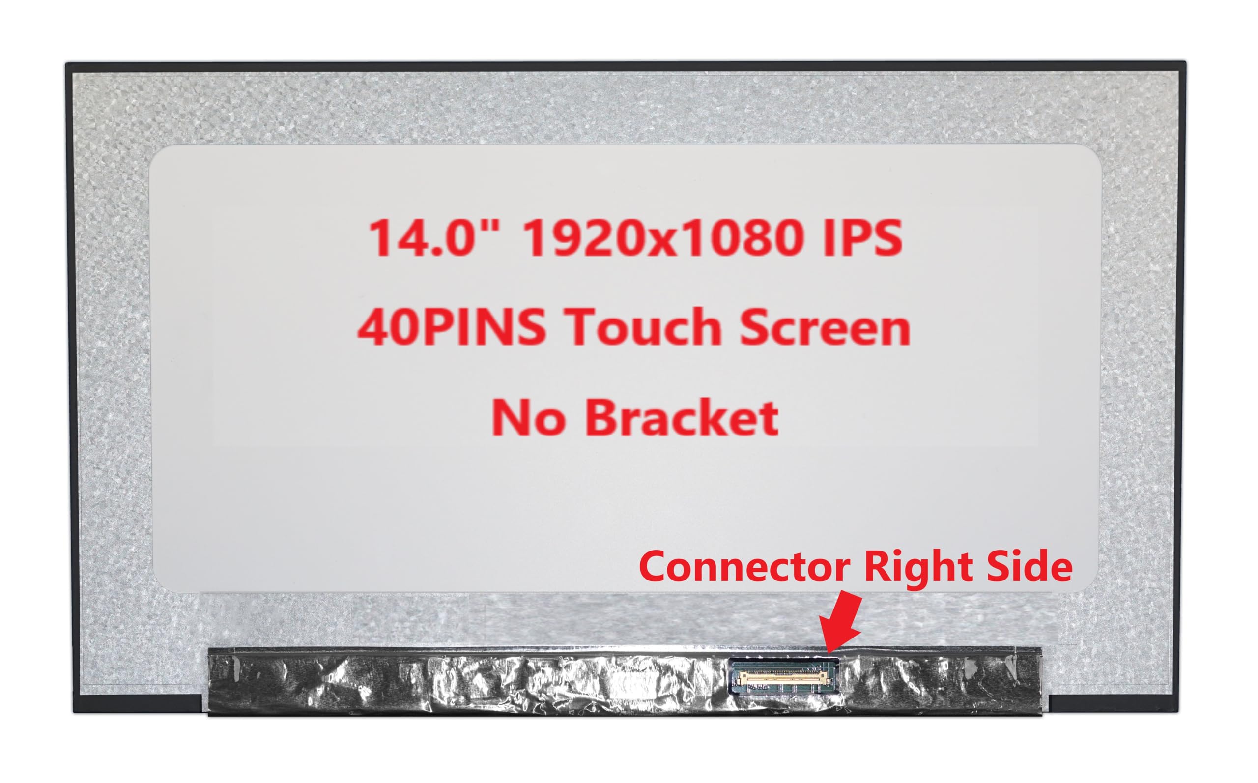 FULLCOM New 14 inch Screen Compatible with N140HCN-G53 IPS Narrow Edge 1920X1080 40PIN Matte Replacement Screens
