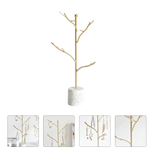 Amosfun Jewelry Display Stand jewelry stand organizer metal jewelry tree necklace display holder Metal Ornament Display