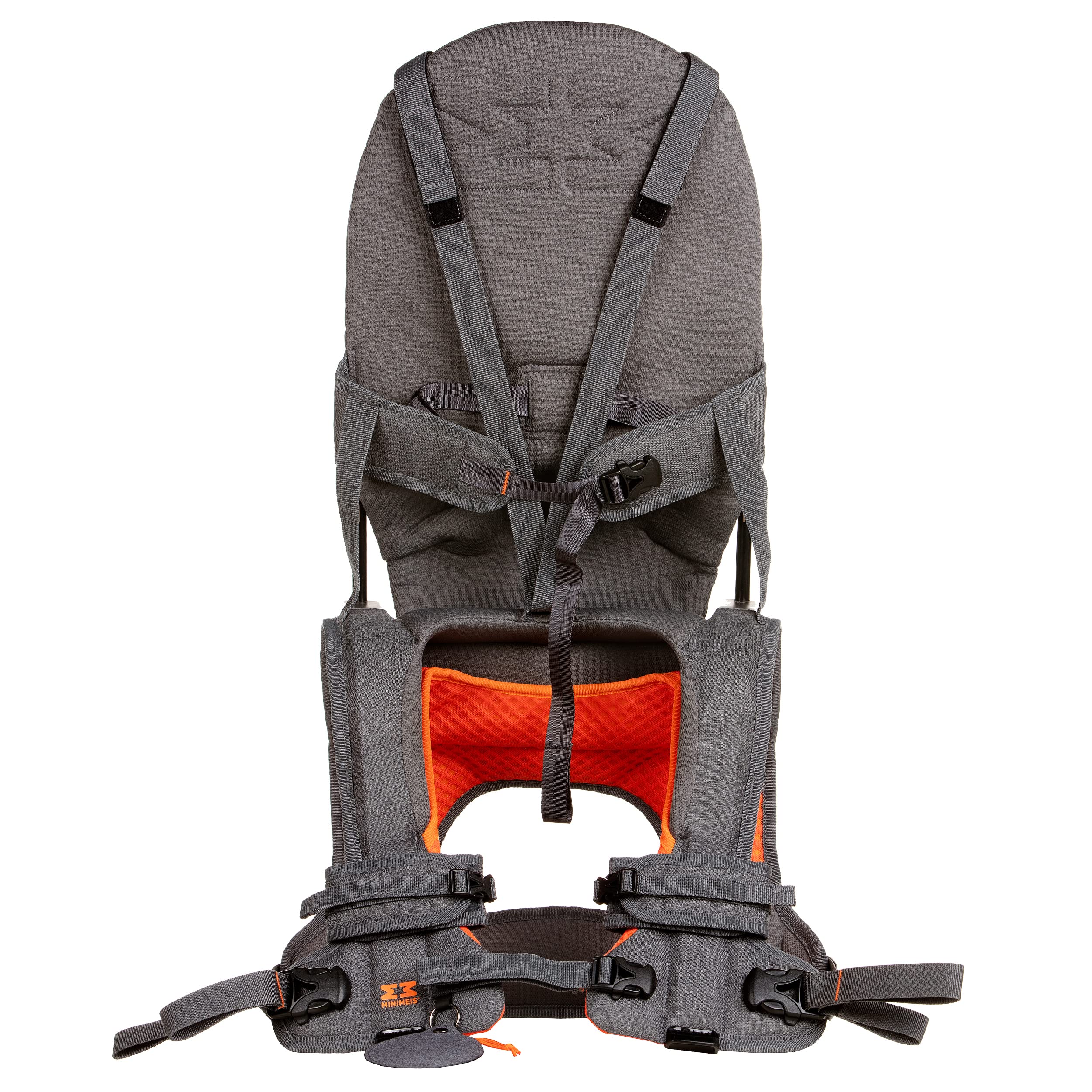 MiniMeis G4, Grey - Lightweight Child Shoulder Carrier - For Kids 6 Months to 4 Years Old