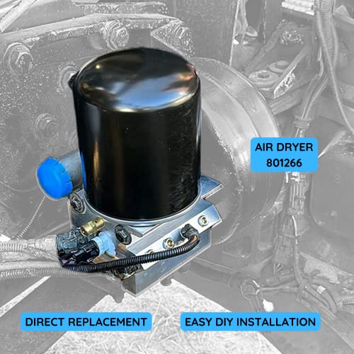 Trackon Parts AD-is Air Dryer, Air Dryer 801266 Direct Replacement, 12 Volt DC Heater