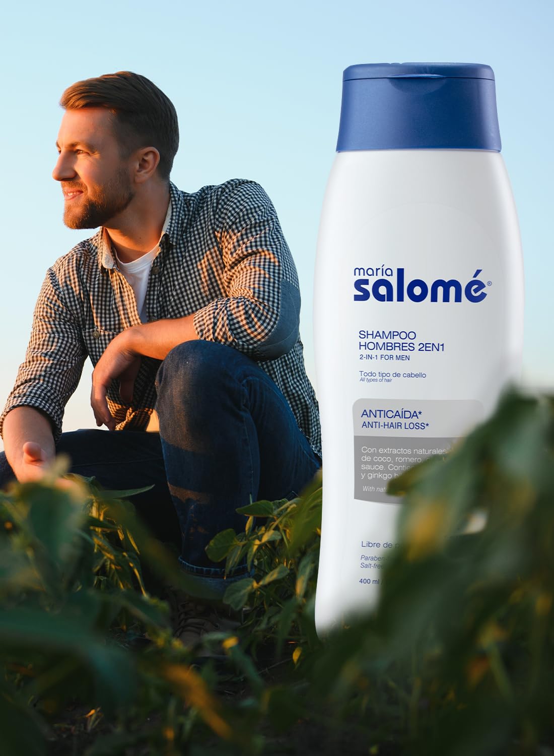 Maria Salome SHampoo 2EN1/2IN1 Prevencion Caida E Hidratacion