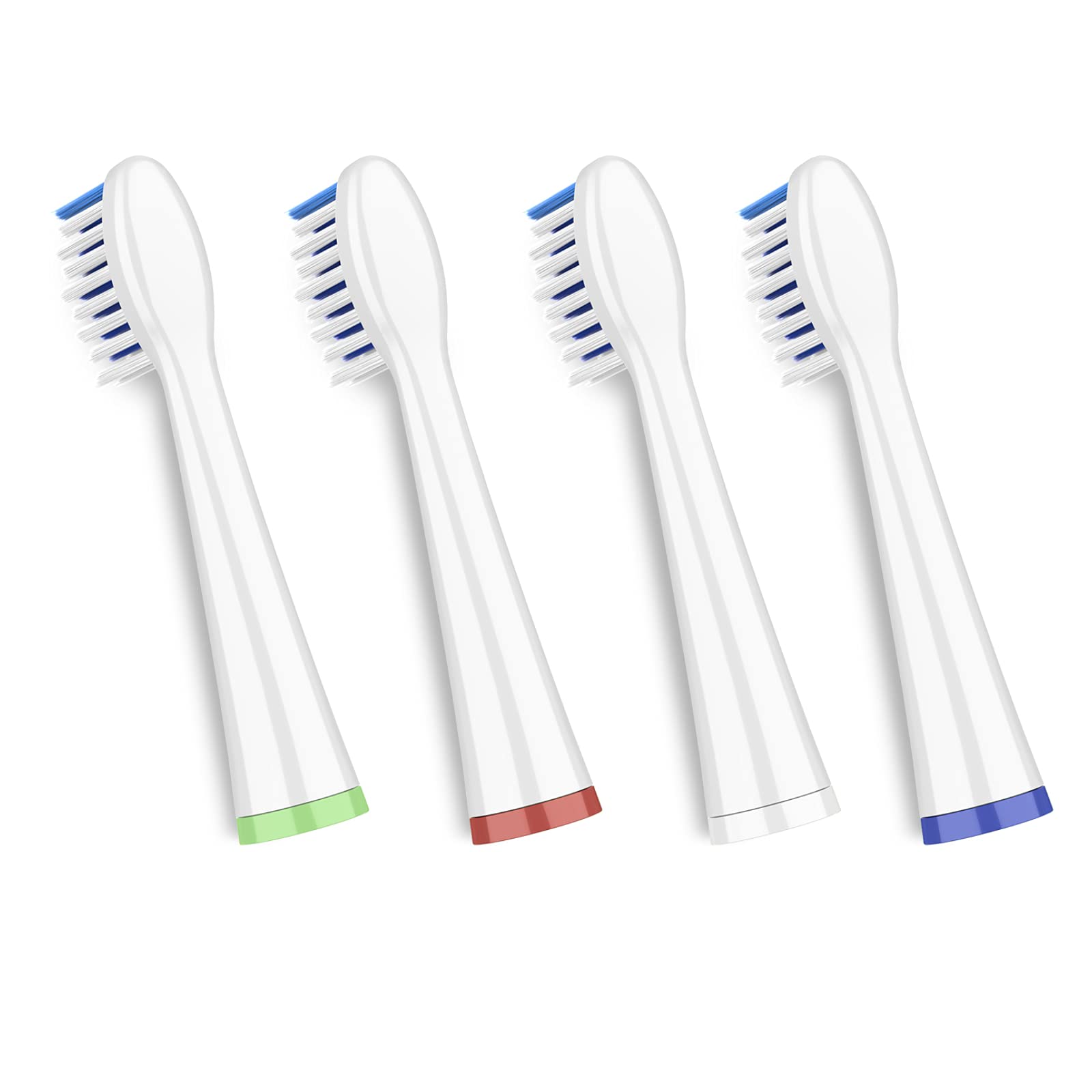 SRRB-4W Replacement Brush Heads for Waterpik Sensonic (SR-3000), Complete Care (WP-900), Complete Care 7.0 (WP-950, WP-952), Ortho Care (WP-940)