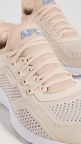 APL: Athletic Propulsion Labs Women's Techloom Tracer Sneakers, Beach/Frozen Grey/White, 7.5 Medium US