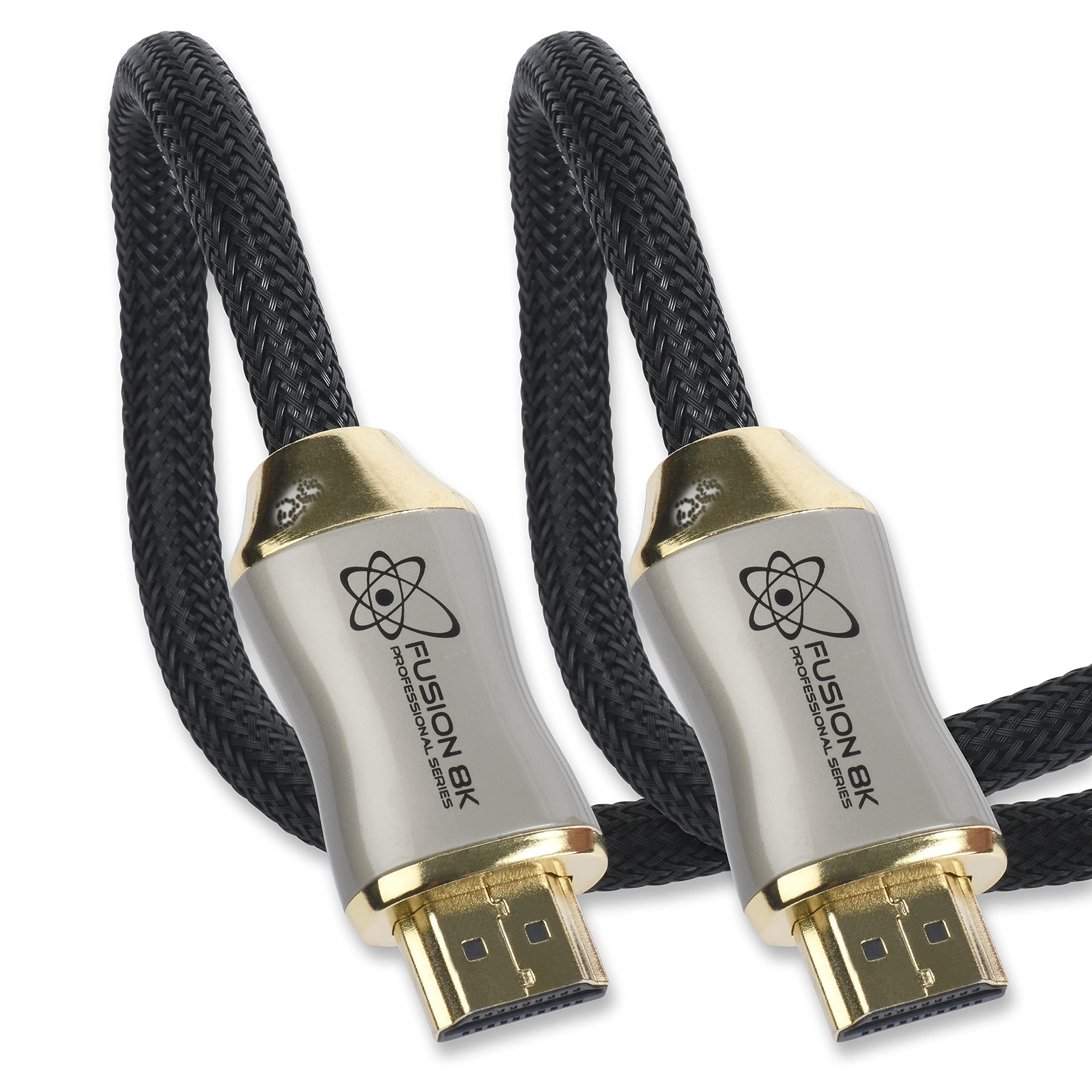 Fusion8K HDMI 2.1 Certified Cable Supports 10K 8K @60Hz and 4K @120Hz Compatible with All TVs, BluRay, Xbox Series X, PS5 (6 Feet)
