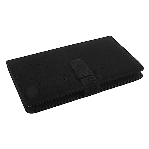 3 Inch Photo Folder, Delicate Texture Felt Covering Paper Photo Holder 96 Pieces Capacity Lock Design for Storing and Displaying