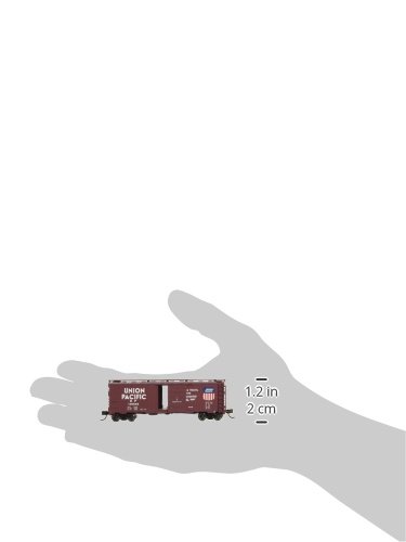 Bachmann Industries Inc. AAR 40' Steel Box Car UP - Automated Railway - N Scale, Brown
