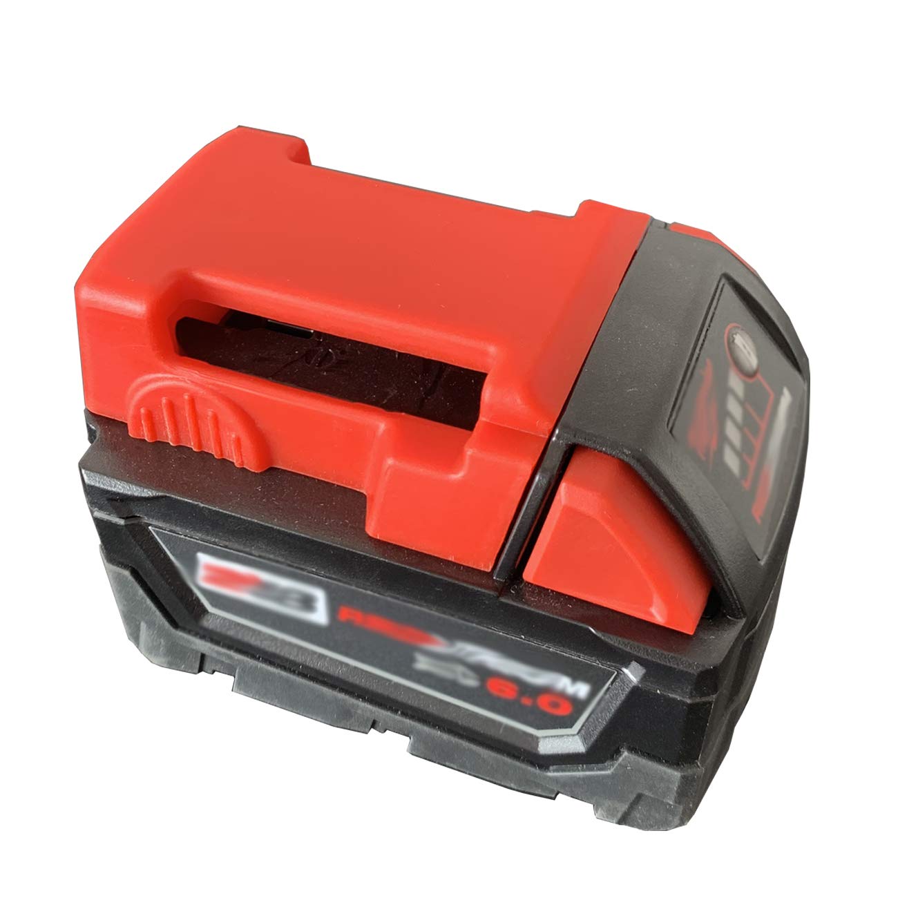 UOSXVC 5-Packs Battery Holders for Milwaukee 18V Mount Dock Fit for M18 Battery (No Battery)