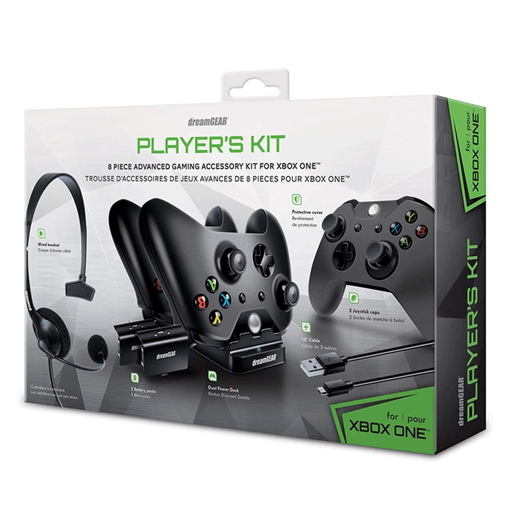 8 in 1 player kit black for dreamGEAR XBOX ONE,one size,DGXB1-6630