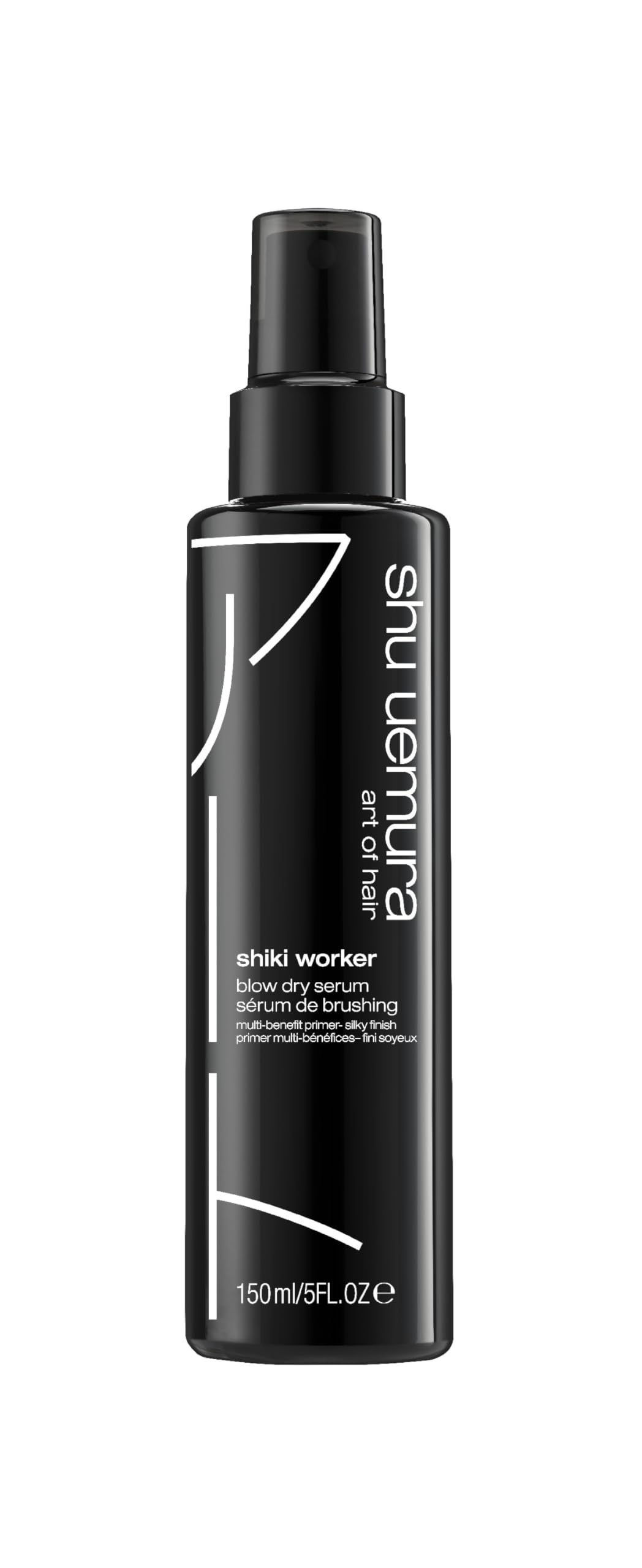 Shu Uemura Shiki Worker Multi-Benefit Hair Primer - Shine & Straightening Primer, Reduces Frizz and Smooths Texture, For Air-Drying and Blowouts