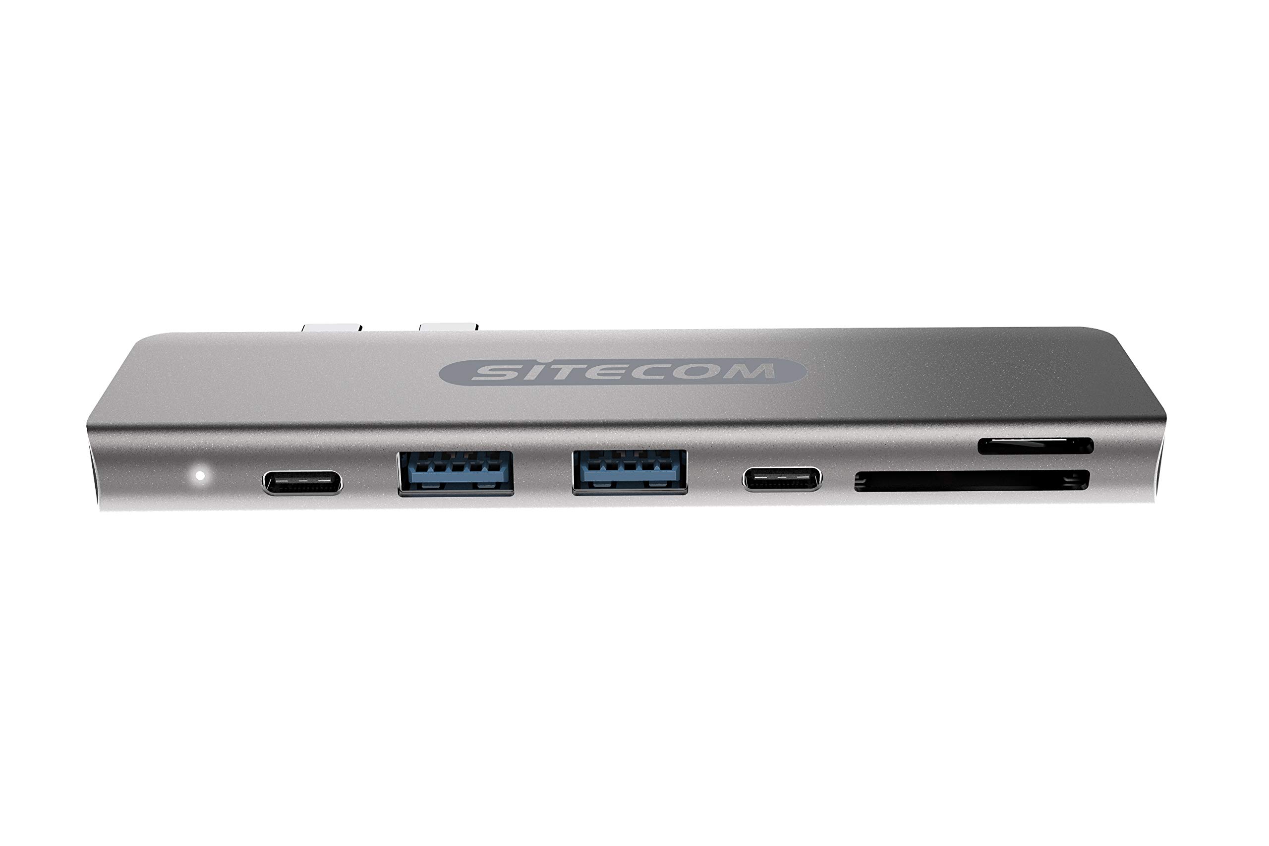 Sitecom CN-391 Dual USB-C Multiport Adapter for MacBook Pro - 2X USB-C to 1x HDMI + 2X USB 3.1 + USB-C 3.1 + UBS-C 3.1 Power Delivery
