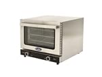 Commercial Electric Convection Oven,COOKRITE CRCC-25 Commercial Small Electric Countertop Convection Oven Stainless Steel Countertop Ovens Compact Toaster 1/4 Shelves