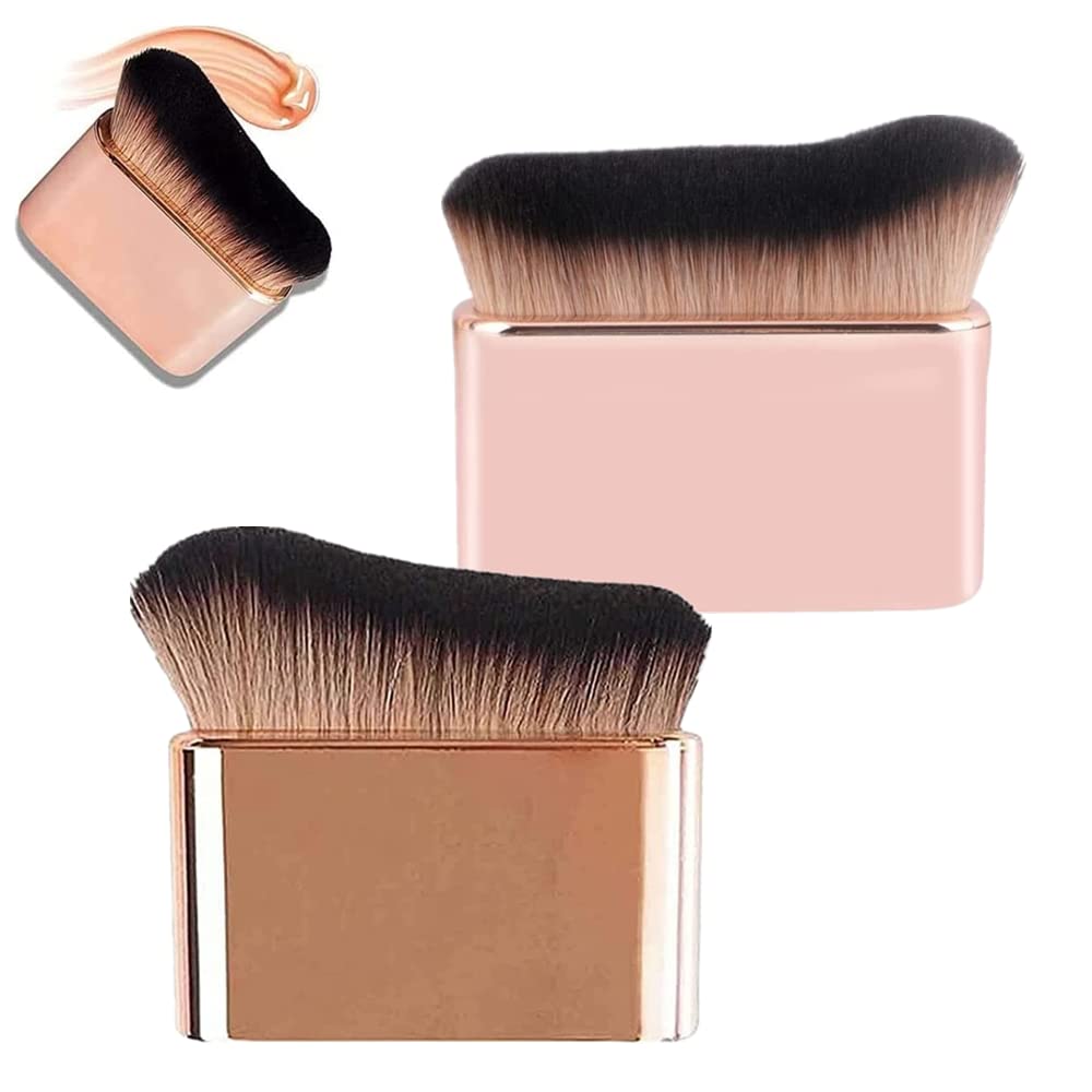 2PCS Siren Makeup Brush, Because Pro Siren Brush, Foundation Brush for Liquid Makeup, Foundation Makeup Brush, Cream or Flawless Powder Cosmetics
