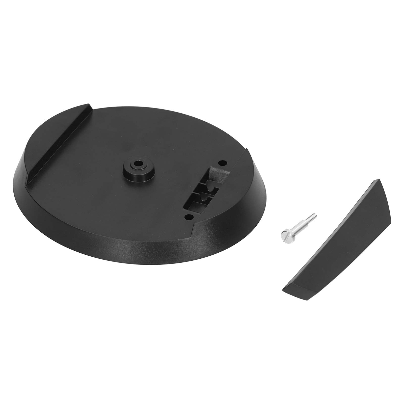 CCYLEZ 2 in 1 Professional Vertical ABS Game Console Bracket with Bracket and Screws Console Base Accessory for PS5 Game Console Black