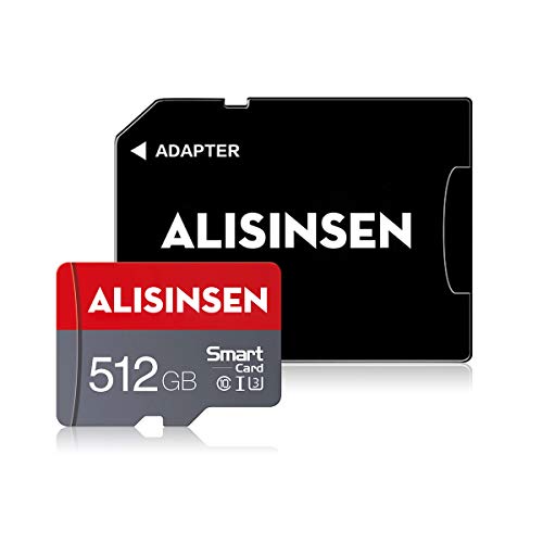 512GB Micro SD Card High Speed Class 10 Micro SDXC Memory Card 512GB TF Card for Wyze, GoPro,Smartphone,Table with SD Card Adapter