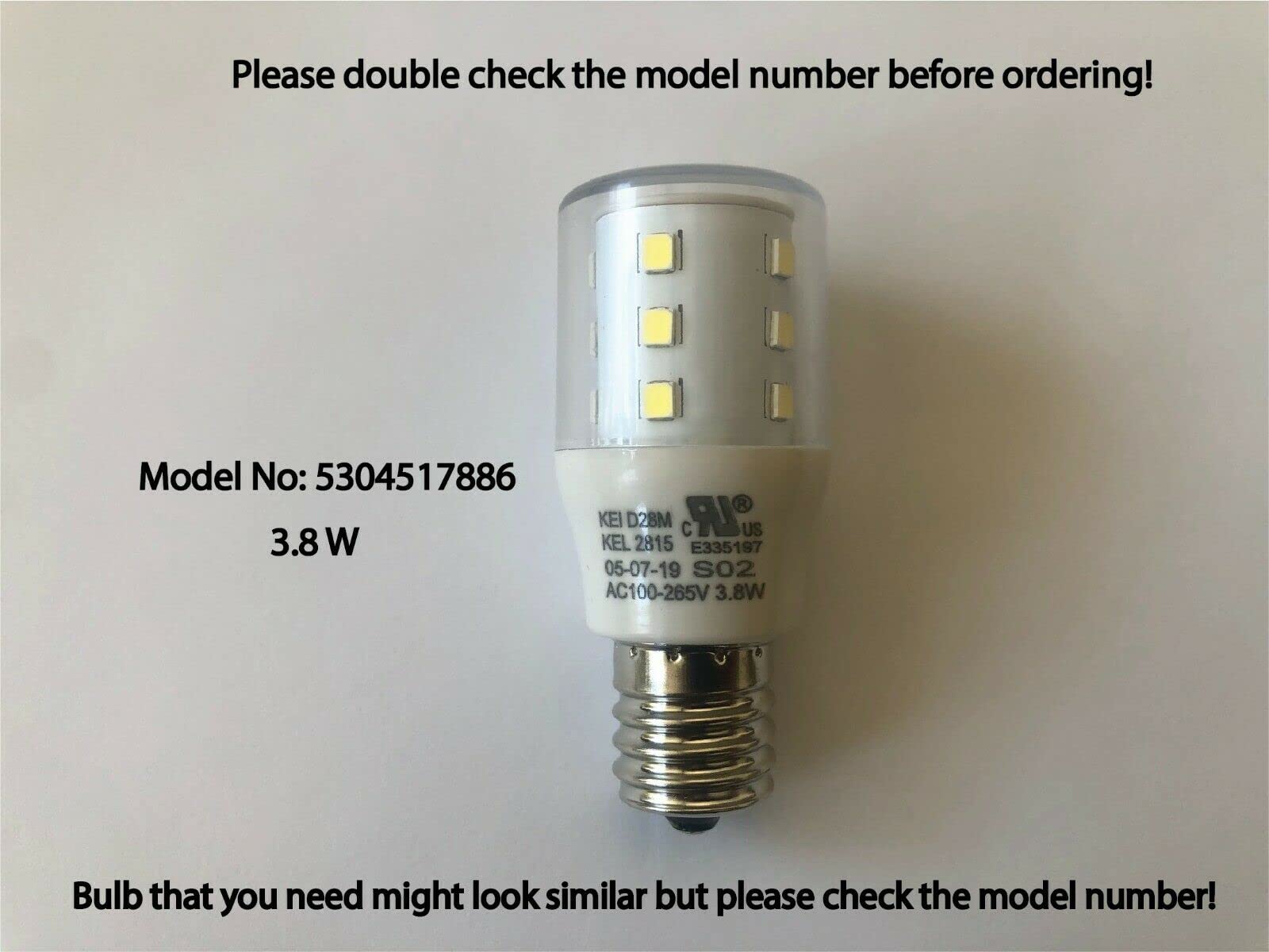 Amesias 5304509249 Genuine OEM Replacement 5304517886 Refrigerator Light Led