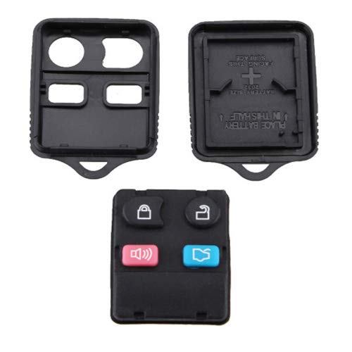3+1/4/Buttons Remote Car Key Fob Case Shell Cover for Ford Lincoln Mercury Explorer Escape Focus Fusion Taurus (2pcs)