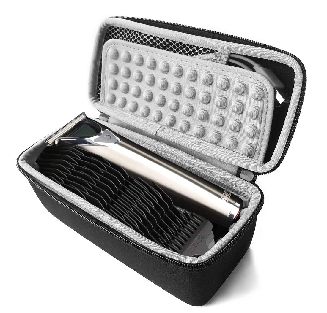 FitSand Travel Hard Case Compatible for Wahl Clipper Stainless Steel Lithium Ion Plus Beard Trimmer Hair Clippers Shavers 9818 Braun MGK3060 Men's Beard Trimmer