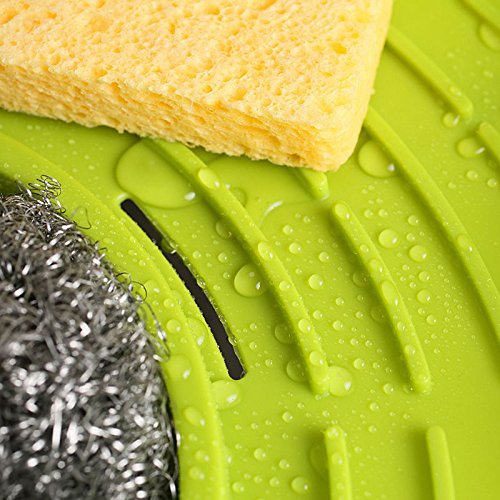 NPLE--Bathroom Kitchen Tool Sink Corner Storage Rack Sponge Holder Wall Suction Cup