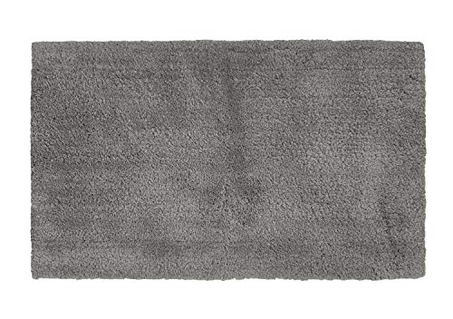 Better Trends Micro Collection Bath Mats - Soft Rug, Plush Rug, Absorbent Bath Mat, Tufted Rug, 100% Polyester Rug for Bathroom Floor, Shower & Sink Bath Mat Rug - 17" x 24" Rug, L. Gray