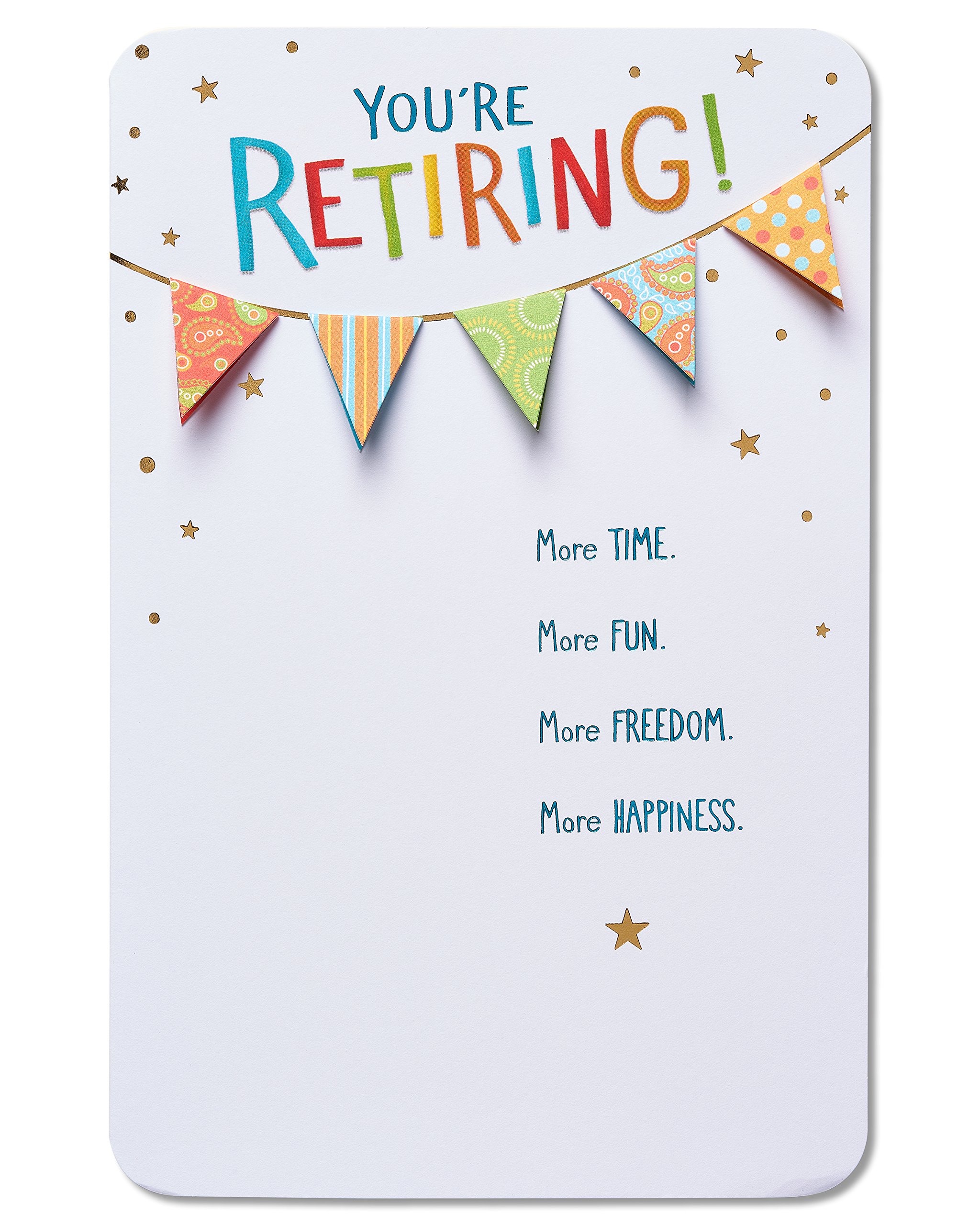 American Greetings Funny Retirement Card (Good things)