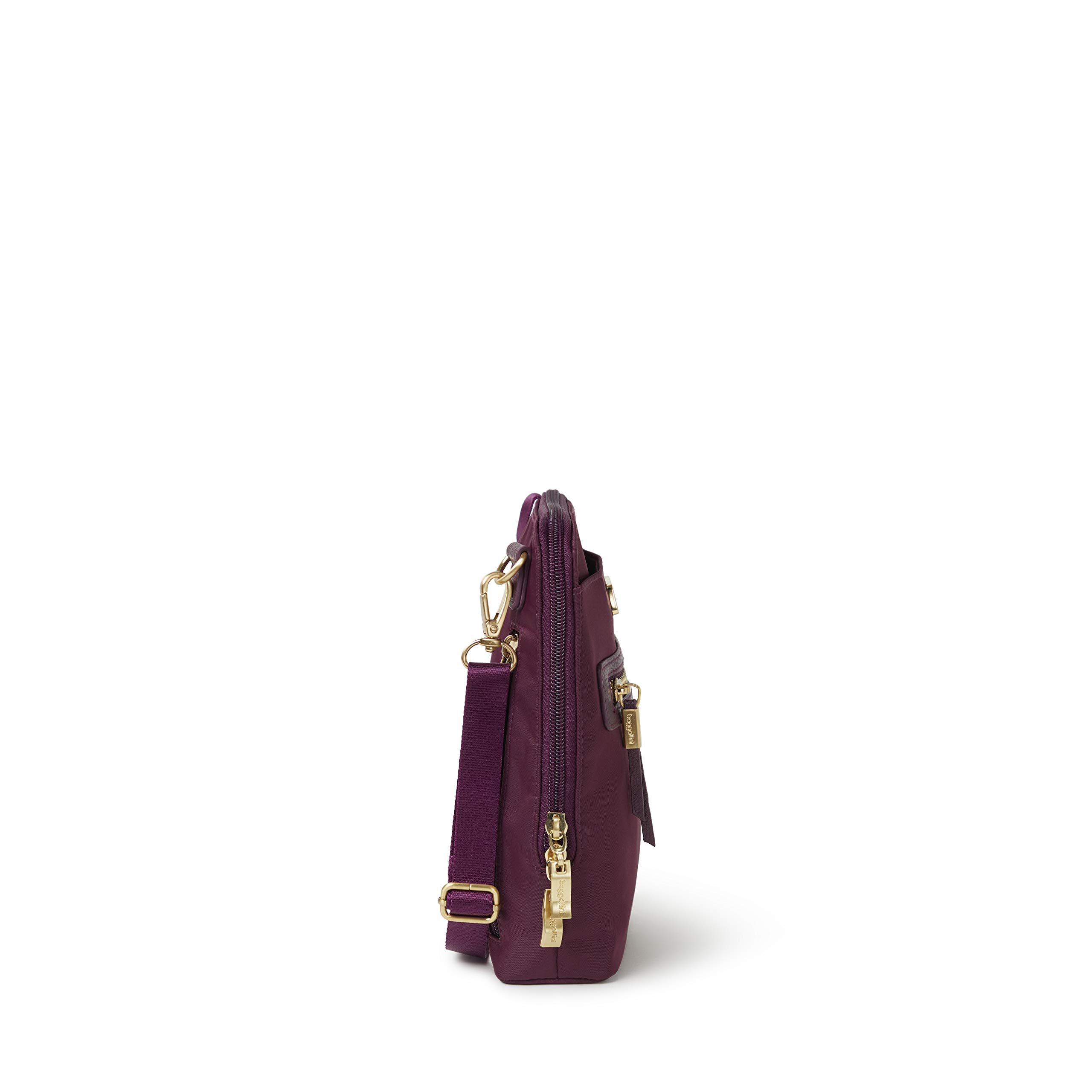 Baggallini womens Brooke crossbody, Plum Berry, One Size US