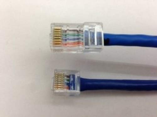 Certicable 5 Ft. Mini RJ45 CAT-5 Patch Ethernet LAN Cable Short Body for Tight Spaces