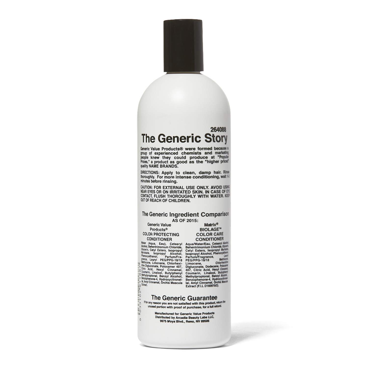 Generic Value Products Color Protecting Conditioner, Adds Shine, Leaves Hair Manageable, Seals the Cuticle to Lock in Color, Preserves Hair’s Vibrancy, 16 Oz