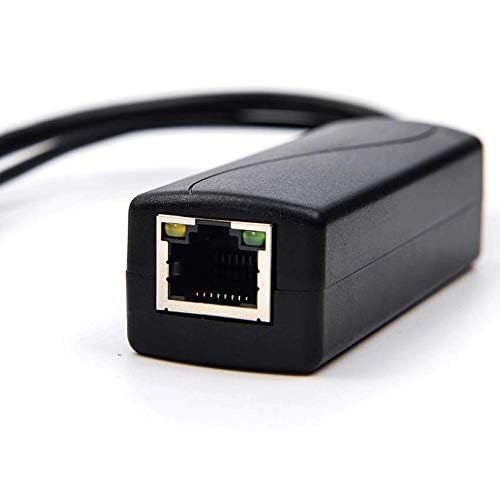 Ubibot POE Splitter for GS1-AETH Device, DC 12V Output, IEEE 802.3af Compliant, for Non-PoE IP Camera, AP, Router Voip Phone