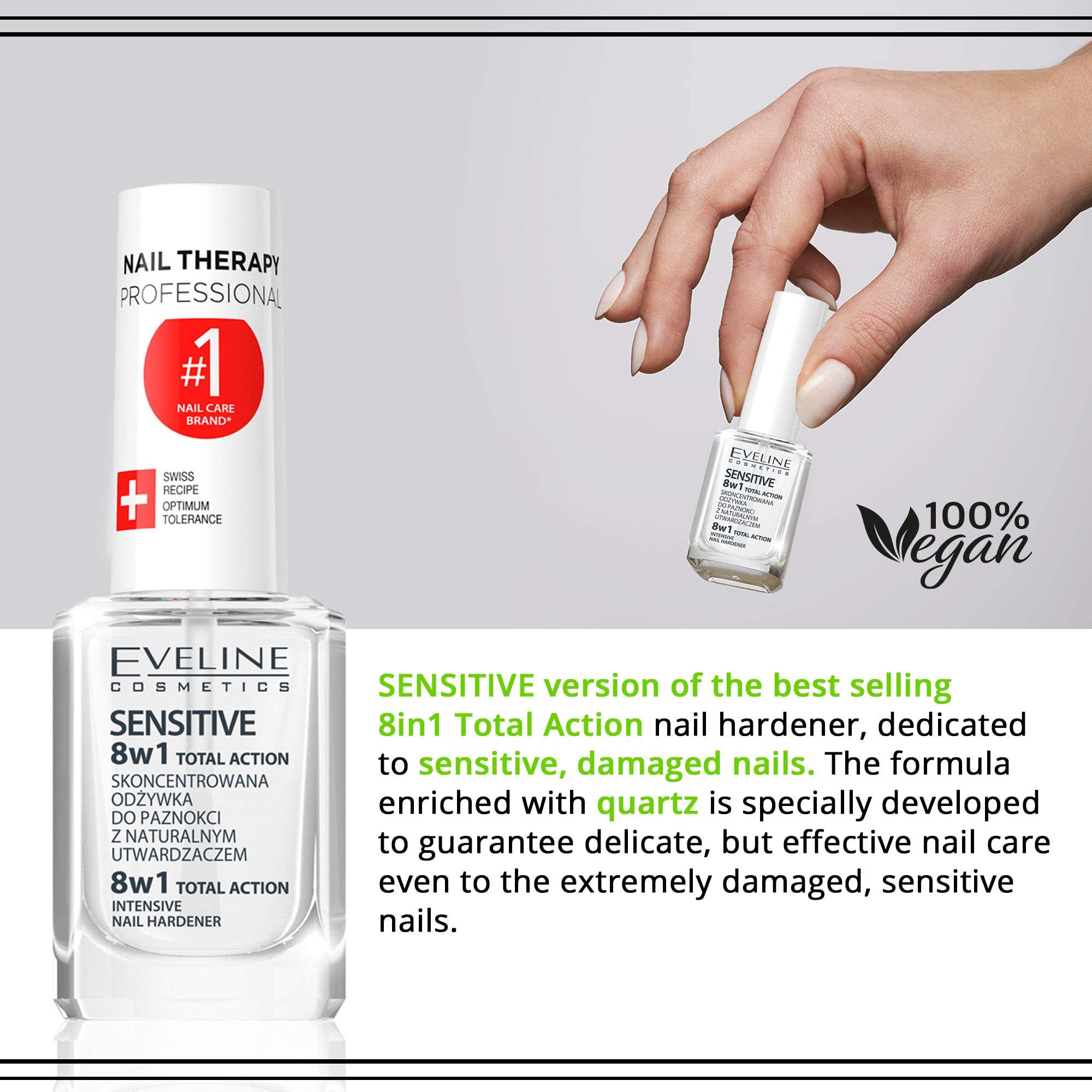 Total Action 8 in 1 Intensive Nail Treatment and Conditioner Sensitive