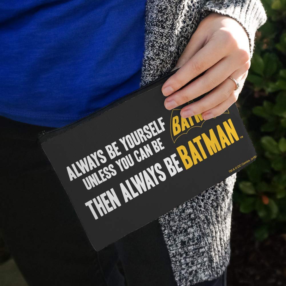 Batman Be Batman Pencil Pen Organizer Zipper Pouch Case