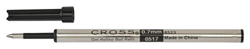 Cross Gel Ink Rolling Ball Refill for Selectip Pens, Medium - Black