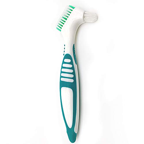 myKimono Premium Hygiene Denture Cleaning Brush Set, Multi-Layered Bristles & Ergonomic Rubber Handle, for Denture Care(Pack of 2)