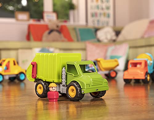 Battat – Green Recycling Truck – Classic Toddler Trucks – Eco-Friendly Toy – Soft Rubber Wheels – 18 Months + – Garbage Truck
