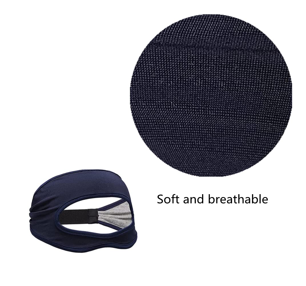 2PCS VR Headset Band Breathable Anti Sweat Adjustable Band Virtual Reality Headsets for Quest 2 Quest 1 (Blue/Grey)