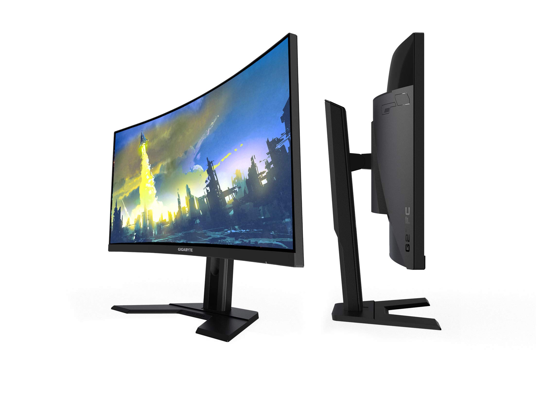 GIGABYTE G27FC 27" 165Hz 1080P Curved Gaming Monitor, 1920 x 1080 VA 1500R Display, 1ms (MPRT) Response Time, 90% DCI-P3, FreeSync Premium, 1x Display Port 1.2, 2x HDMI 1.4