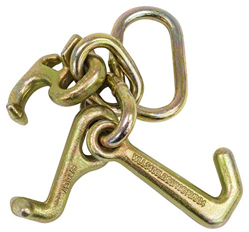 Mytee Products (2 Pack) RTJ Cluster Hook Heavy Duty Wrecker Hauler Tow Towing Truck Chain Pair R T J
