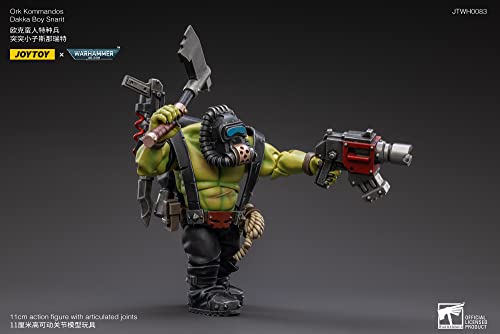 BLOOMAGE JOYTOY (BEIJING) TECH Warhammer 40K: Ork Kommandos Dakka Boy Snarit 1:18 Scale Action Figure