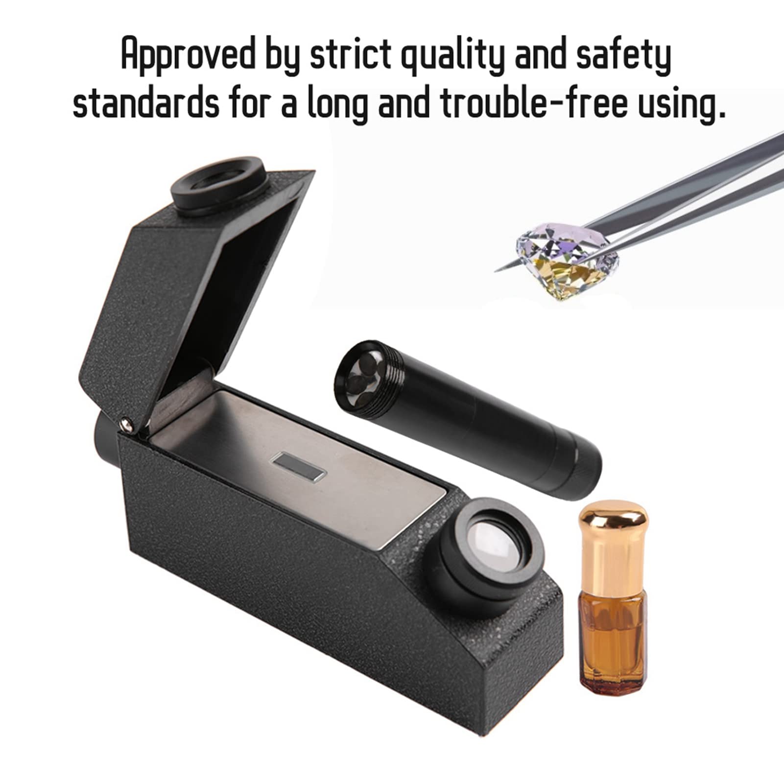 Redxiao 【???????????????????? ???????????????????????? ???????????????????????? ????????????????????】 Jewelry Refractometer, RHG181 1.30-1.81 Professional Portable Gemological