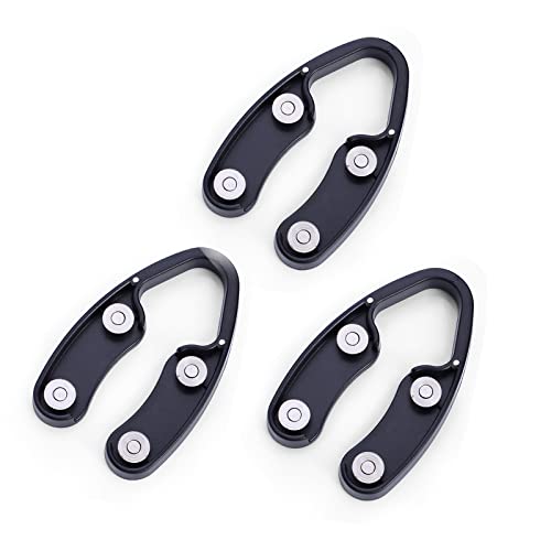 3 Pack Wine Foil Cutter Tool, Wine Bottle Opener Accessory, Magnetic Wine Foil Cutters Wine Bottle Opening Accessories, Black