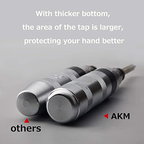 AKM Hand Manual Reversible Impact Driver Set Extractor-26 PCS Impact Screwdriver S2 Steel Hex Phillips Slotted Screwdriver Bits Much More Durable Disengage Rusted Fasteners or Frozen Bolts